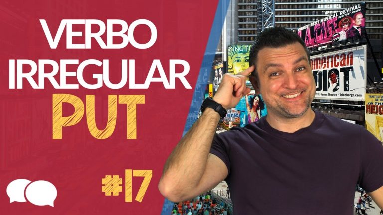 Verbo to put – Verbos irregulares em inglês – Inglês Winner